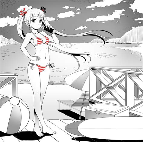 Tainanstation Original Absurdres Highres 1girl O Ball Bare Arms