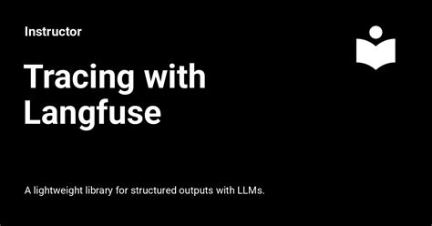 observability and tracing with langfuse instructor