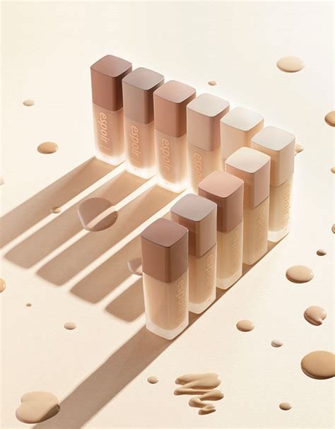 COLORFUL NUDE PRO TAILOR FOUNDATION BE SILK SPF PA ESpoir Cosmetic Packaging Design