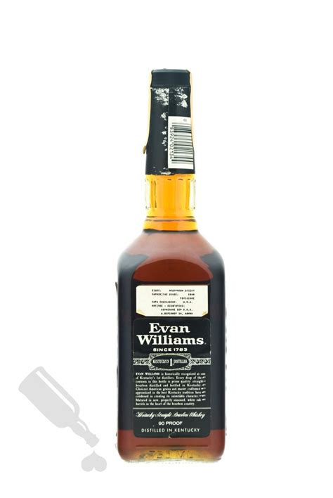 Evan Williams 8 Years 75cl Bott 1980s Passion For Whisky