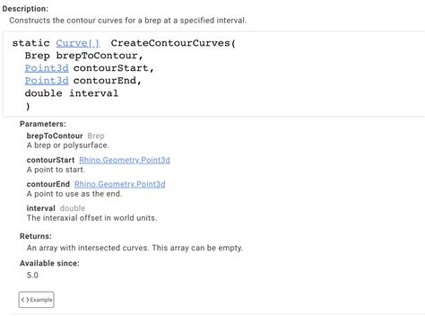 Rhinocommon Api Documentation Wishes Critique Rhino Developer