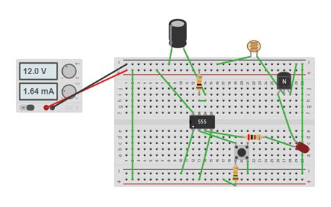 Circuit Design Sensor De Luminosidade Tinkercad