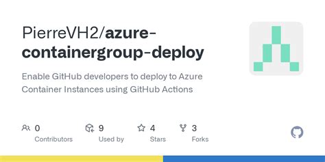Github Pierrevh2azure Containergroup Deploy Enable Github Developers To Deploy To Azure