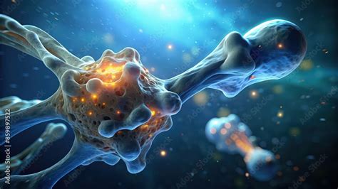 Close Up Of Osteoblasts Working To Form New Bone Tissue Osteoblasts