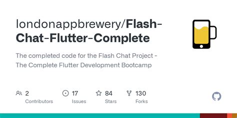 github londonappbrewery flash chat flutter complete the completed