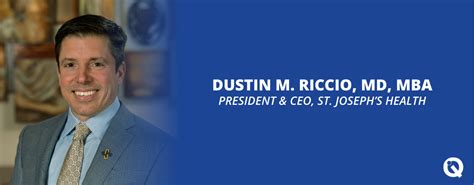 Take Five Interview With Dustin M Riccio Md Mba Njhcqi