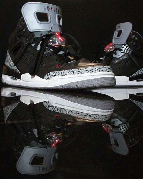 Jordan Spizike Black Cement Customs Sneakerfiles