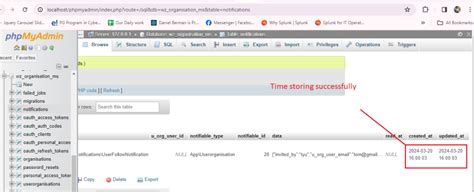 how to store current date and time in laravel devops freelancer