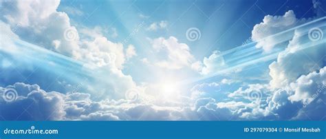Unleashing The Beauty Of The Blue Sky And Clouds A Captivating Visual