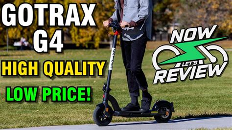 GOTRAX G4 Electric Scooter Review Amazing Build Quality YouTube