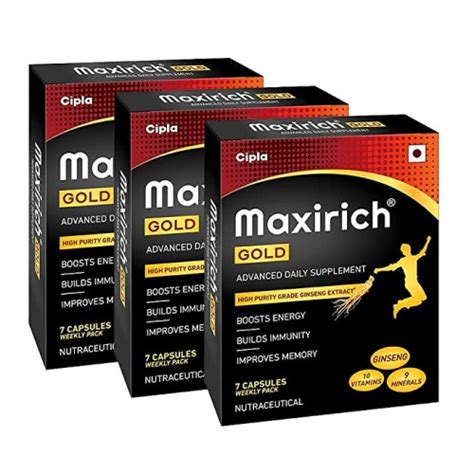 Cipla Multivitamin And Ginseng X7 Goldencask