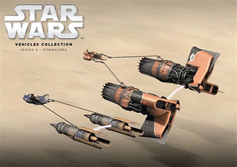 Star Wars Vehicles Series 6 Podracers Veve Collectibles