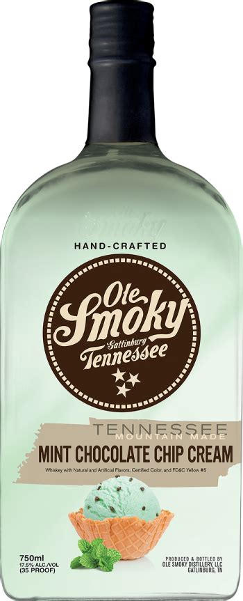 Ole Smoky Mint Choc Chip Cream 750ml Outlet Liquor