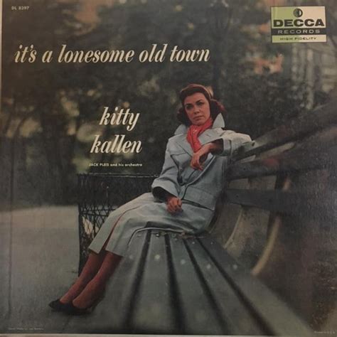 Kitty Kallen Its A Lonesome Old Town Vinyl Lp Album Promo