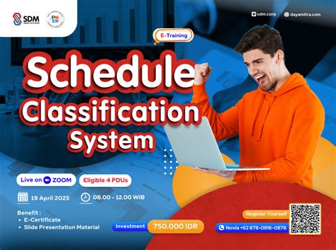 Schedule Classification System April 2025 E Training Pt Sinergi