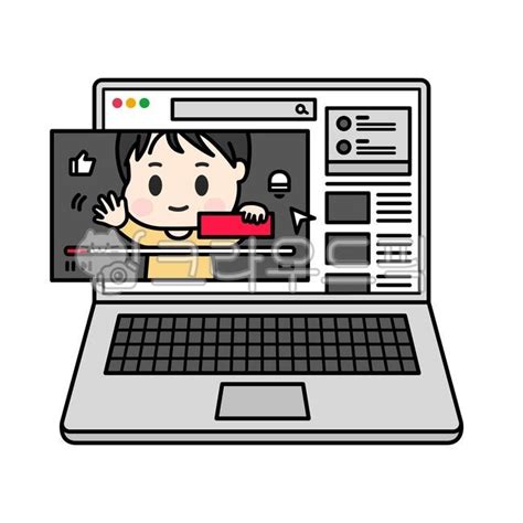 유튜브 개인 방송 유튜버 스트리밍 사진 이미지 일러스트 캘리그라피 핸쥬작가