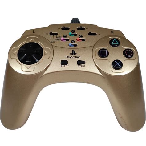 Ascii Sony Psx Playstation Ps1 Controller Turbo Fire Slow Motion Gold 39 99 Picclick Au