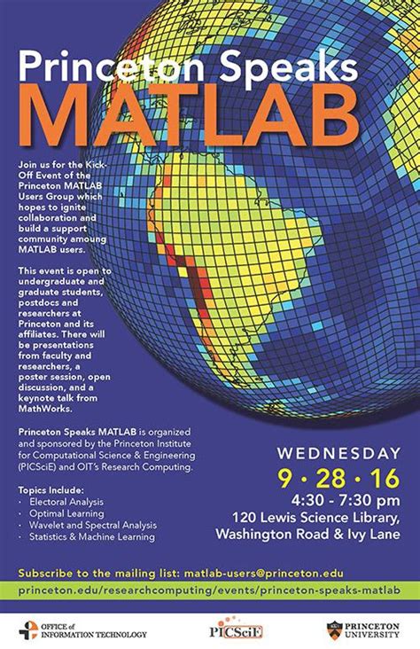 Matlab Users Group Princeton Research Computing