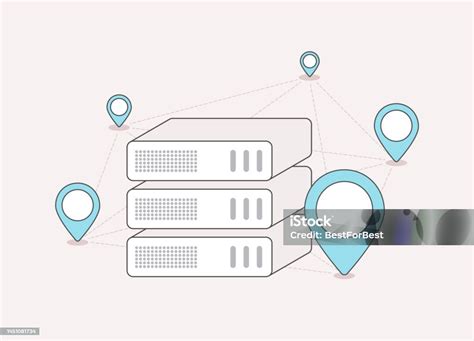 Cdn 콘텐츠 배포 네트워크 개념입니다 다른 장소에 데이터 센터를 분산 배치하는 Vpn 디도스 보호 프록시 서버의 콘텐츠 전송 네트워크 플랫 개요 그림 Vpn에 대한 스톡