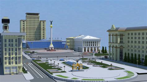 Independence Square Of Ukraine Minecraft Map Independence Square Of Ukraine Minecraft Map