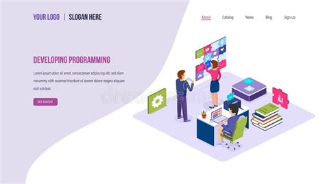 Technology Process Of Software Development Seo Mobile App Business Solutions Stock Vector