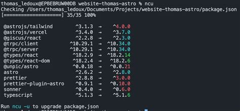 Keeping Your Dependencies Up To Date In A Visual Way Using Npm Check Updates