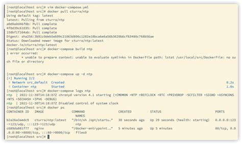 搭建内网docker版ntp服务器 运维之道
