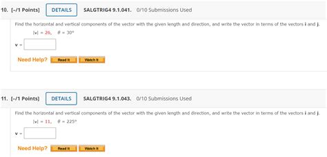 Solved Write The Given Vector In Terms Of I And J U Chegg