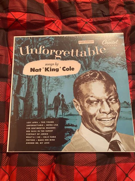 Nat King Cole Unforgettable Lp Music