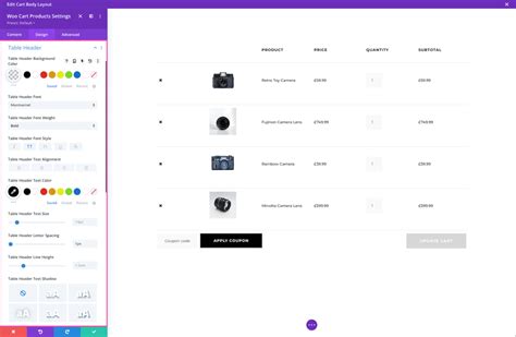 The Divi Woo Cart Products Module Elegant Themes Documentation