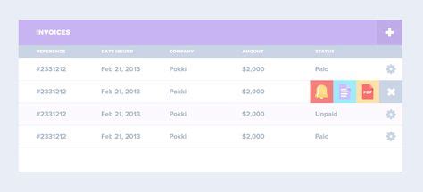 Table List Design Ideas List Design Design Interface Design