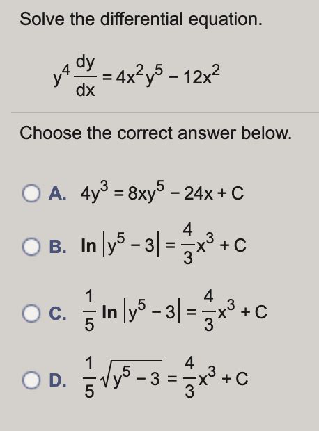 solved sin 5x check whether the function y is a solution of