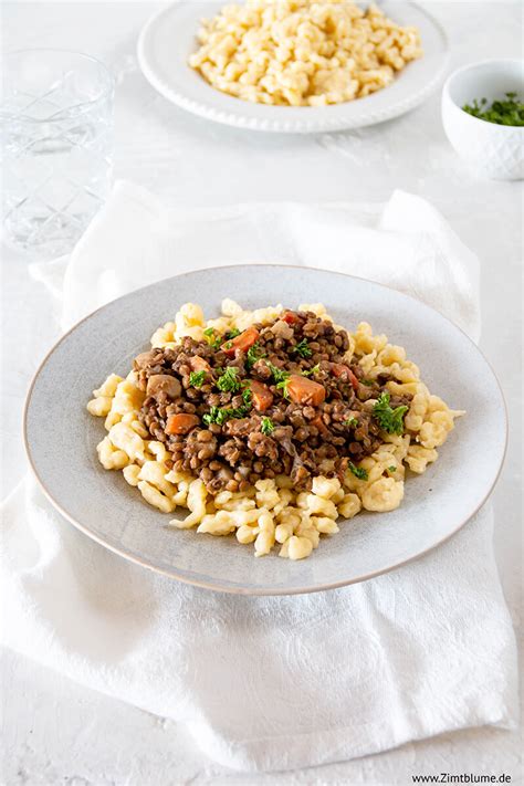 Saure Linsen Original Schwäbisches Rezept Für Linsen Mit Spätzle Zimtblume De
