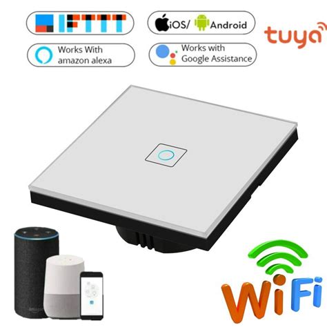 Gang Wireless Wifi Smart Wall Switch Tempere Vicedeal