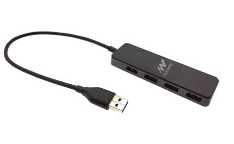 Hub 4 Puertos Usb 3 0 Netway Negro Pcbox