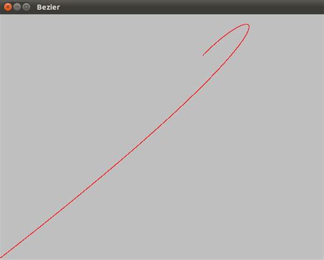 C Bezier Curve Not Drawn Correctly Game Development Stack Exchange