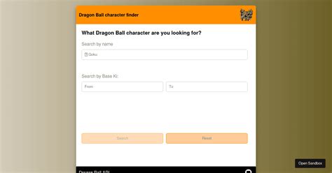 Dragon Ball Codesandbox Dragon Ball Codesandbox