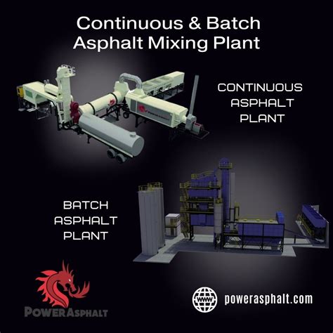 What Is Continuous And Batch Asphalt Plant Power Asphalt Plant