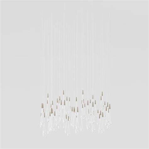 Crystal Raindrop Pendant Light 3d Model