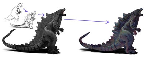 How To Draw Kaiju The Godzilla Sized Step By Step Guide GVAAT S WORKSHOP