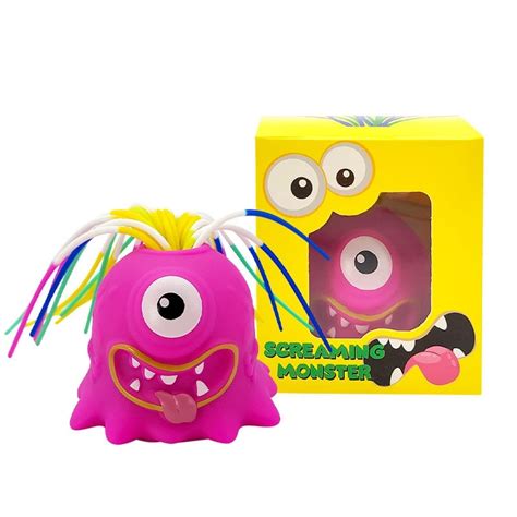 Cartoon Screaming Monster Toys Hair Pulling Decompression Toys Funny