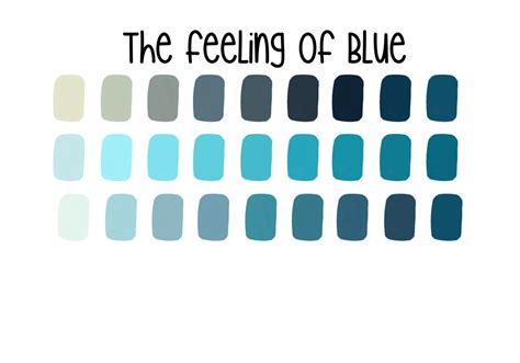 Blue Spectrum Procreate Palette Blue Procreate Palette Etsy Artofit