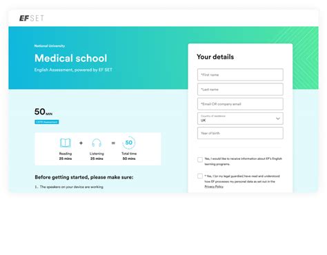 English Assessment For Schools And Universities Ef Set