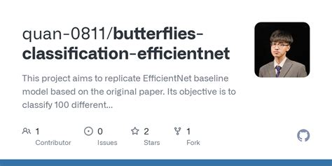 Github Quan 0811butterflies Classification Efficientnet This Project Aims To Replicate
