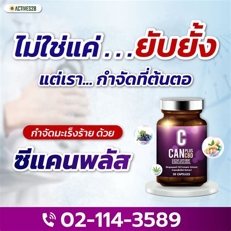 C Can C Can Plus นวัตกรรมต้านมะเร็ง ลดเซลล์มะเร็งไม่ทำลายเซลล์ดี ลด