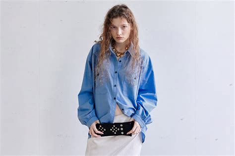 데어드 셔링 블리치 데님 셔츠 Dared Kream