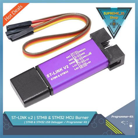 Jual DP99 STLINK ST LINK V2 For Microcontroller STM8 STM32 Arduino Compactible IC MCU Burner