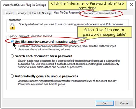 Securing Pdf Files Using Filename To Password Mapping Table Method