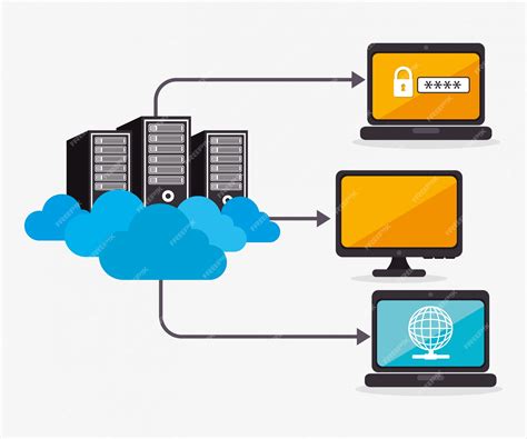 Premium Vector Data Center And Hosting