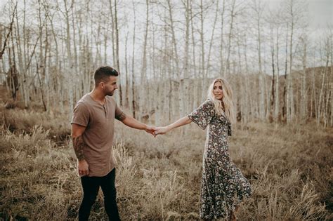 Sunset In The Woods Tressa Wixom Photography Couple Photography